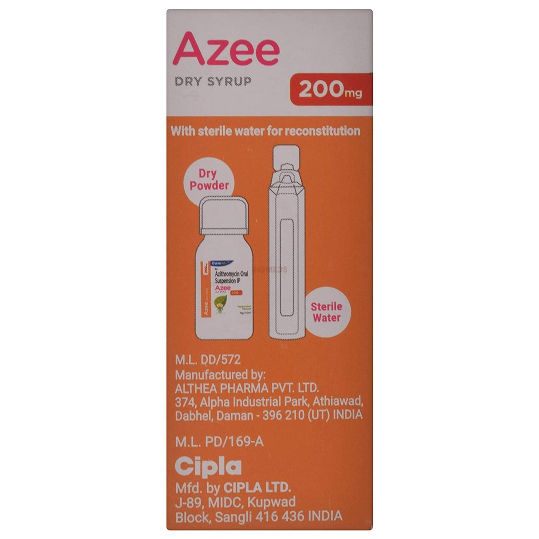 Azee 200 Dry Syrup | Rigmeds